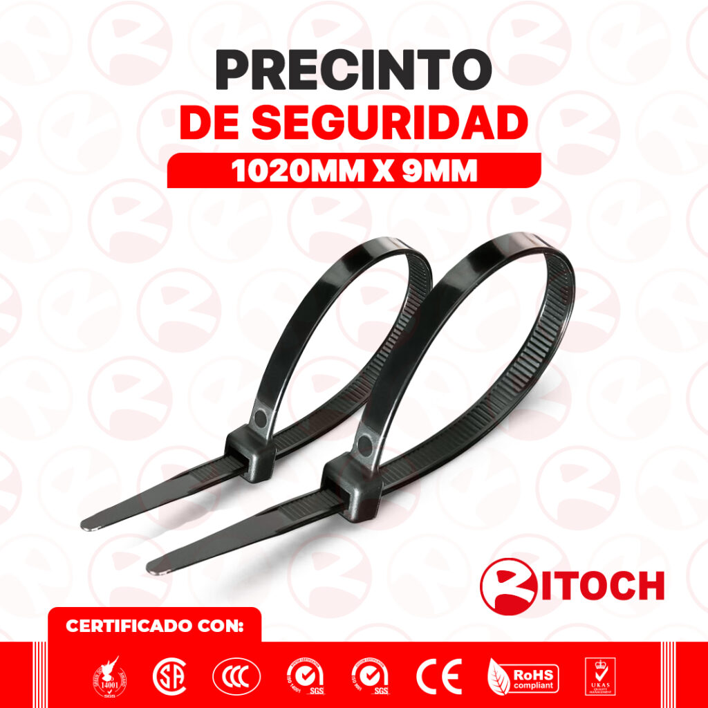 Precinto de Seguridad Negro - CINTILLO